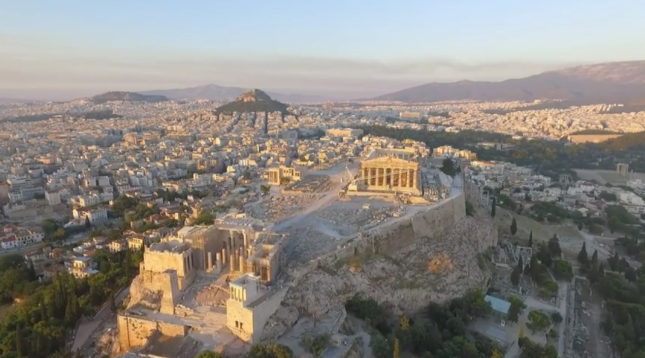 Acropolis Athens 2015 Greece aerial | Travelling Greece